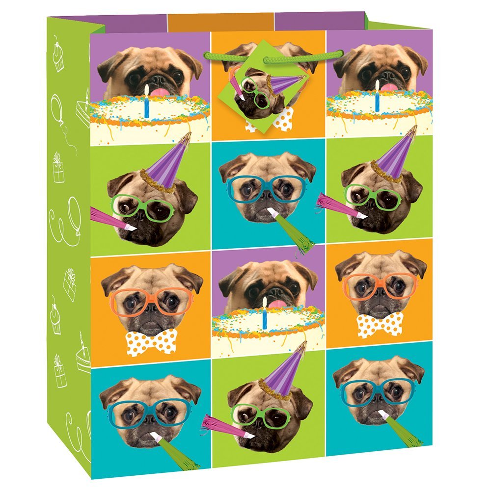 pug gift bag - Frank Loves Beans